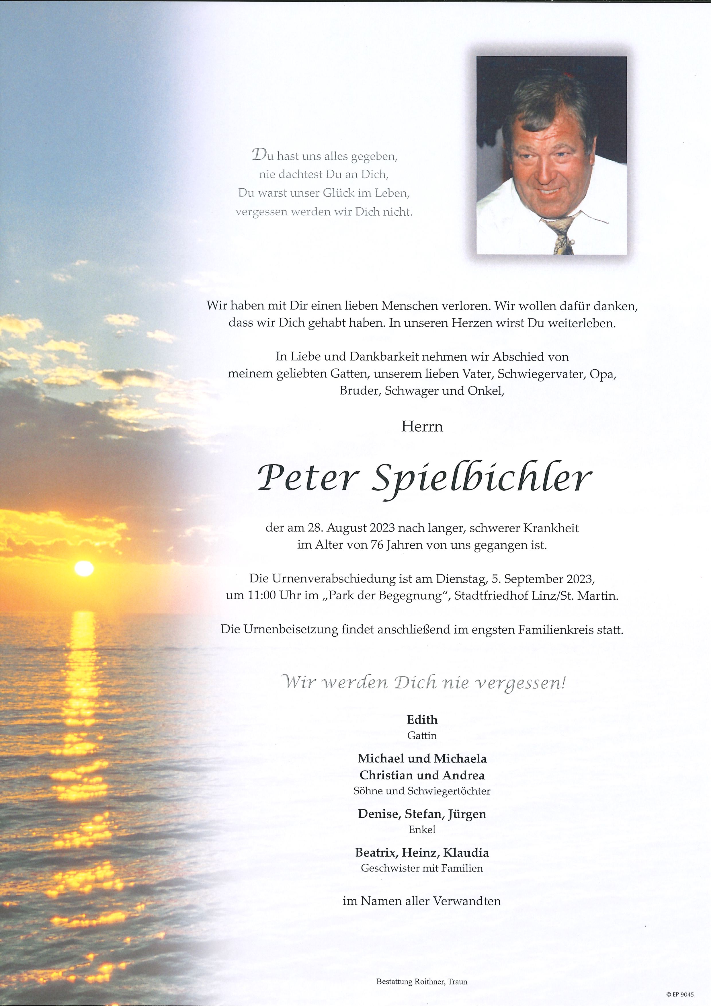 Todesfälle | ROITHNER BESTATTUNG in 4050 Traun