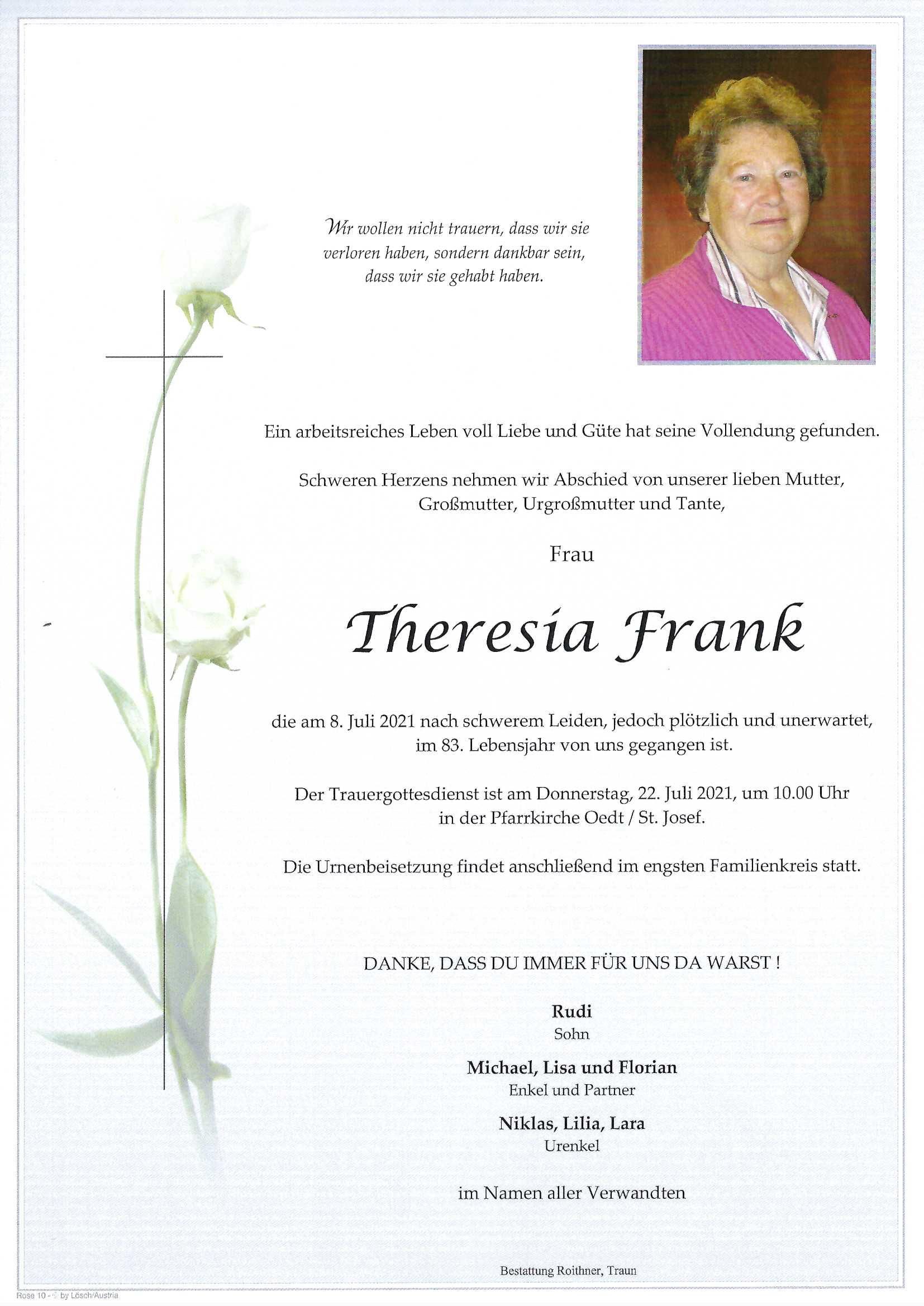 Todesfälle | ROITHNER BESTATTUNG in 4050 Traun