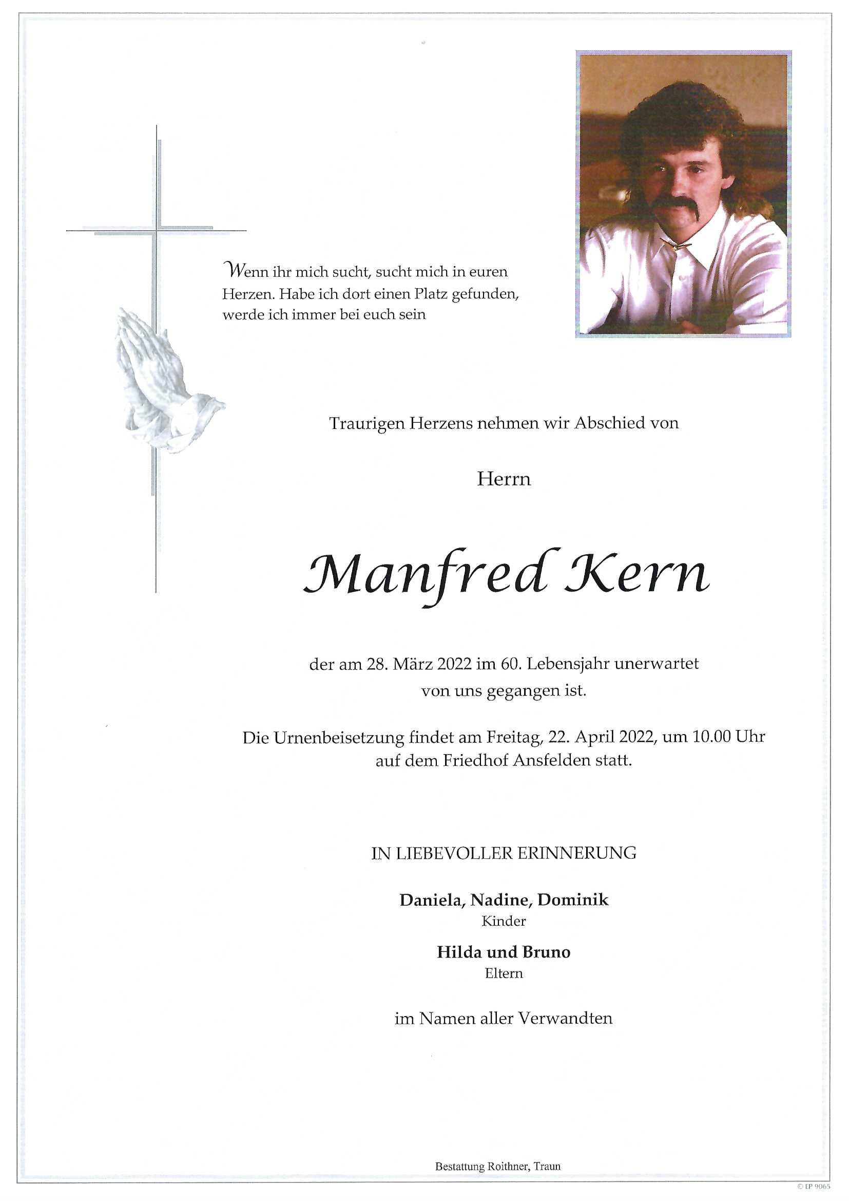 Todesfälle | ROITHNER BESTATTUNG in 4050 Traun