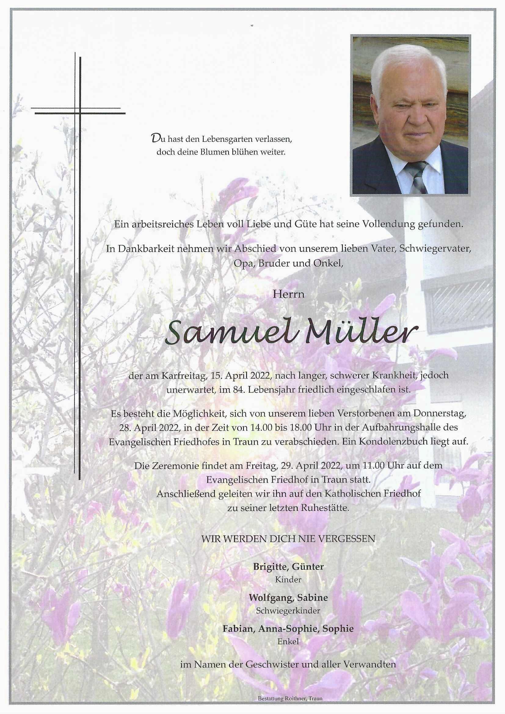 Todesfälle | ROITHNER BESTATTUNG in 4050 Traun