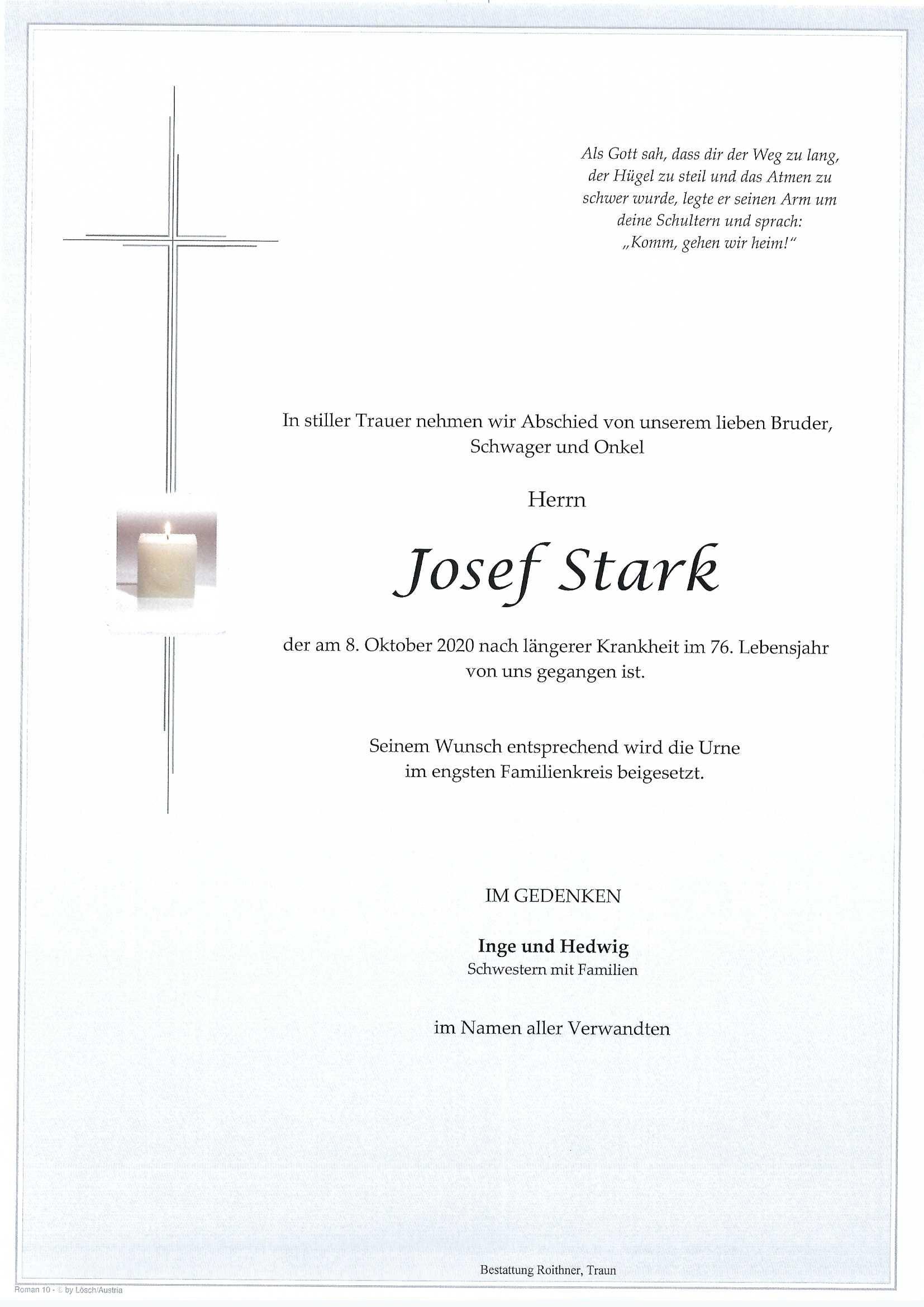 Todesfälle | ROITHNER BESTATTUNG in 4050 Traun